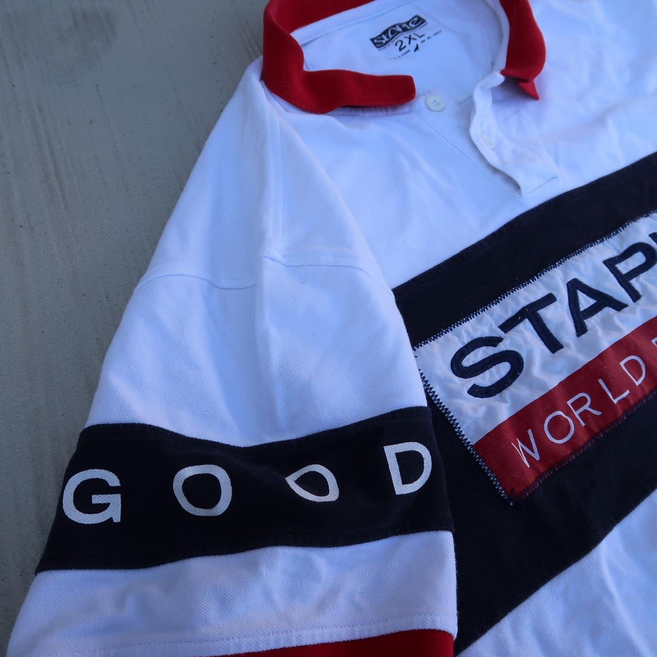 Vintage Y2K Staple World Renown polo shirt. Some... - Depop
