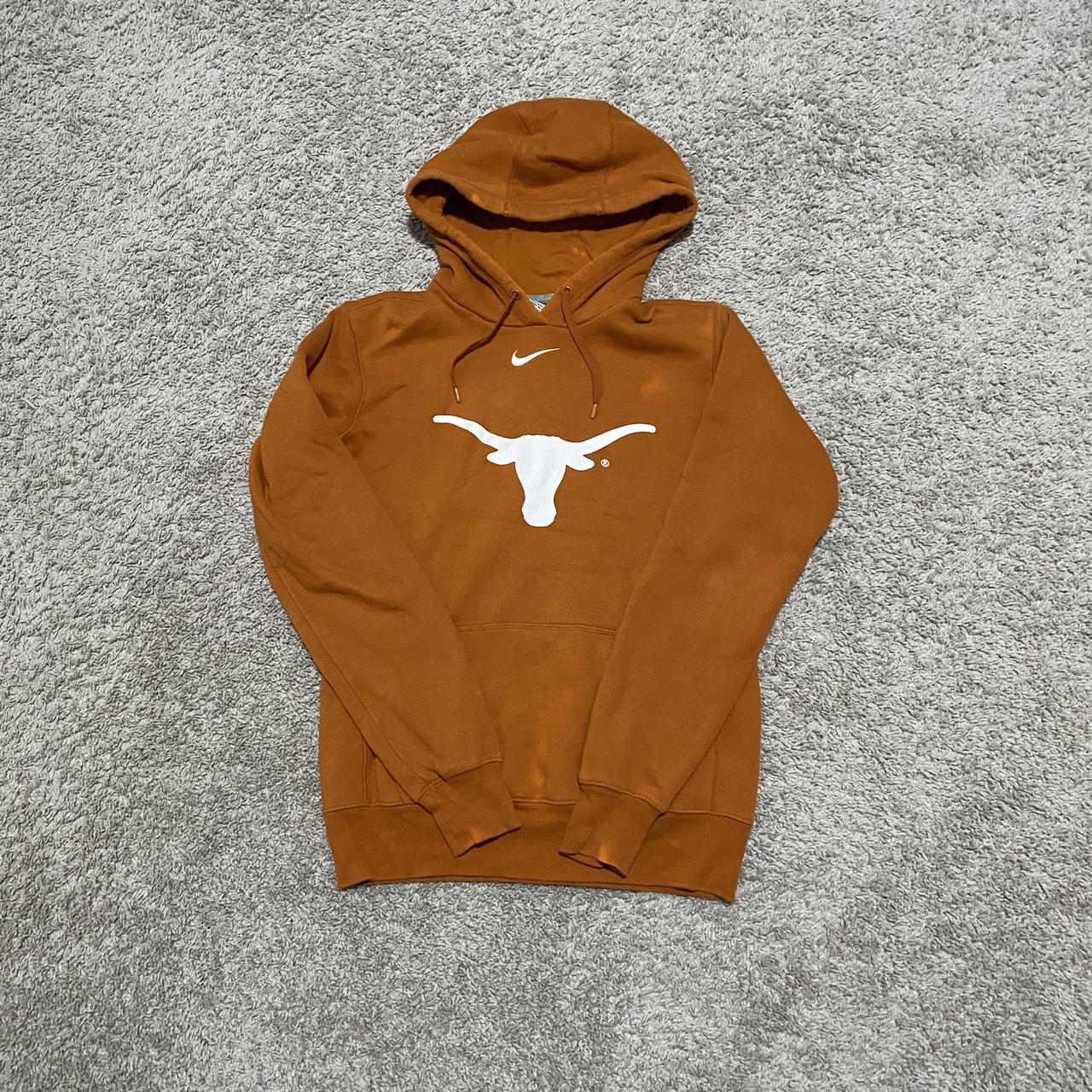 Y2K Nike University of Texas Longhorns hoodie hooded... - Depop