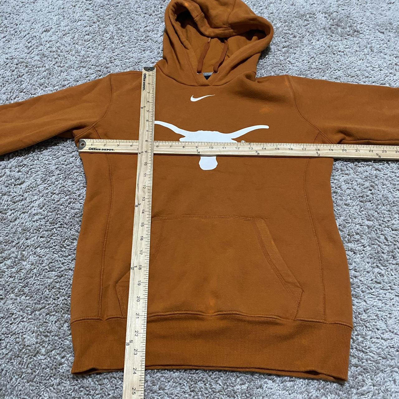Y2K Nike University of Texas Longhorns hoodie hooded... - Depop