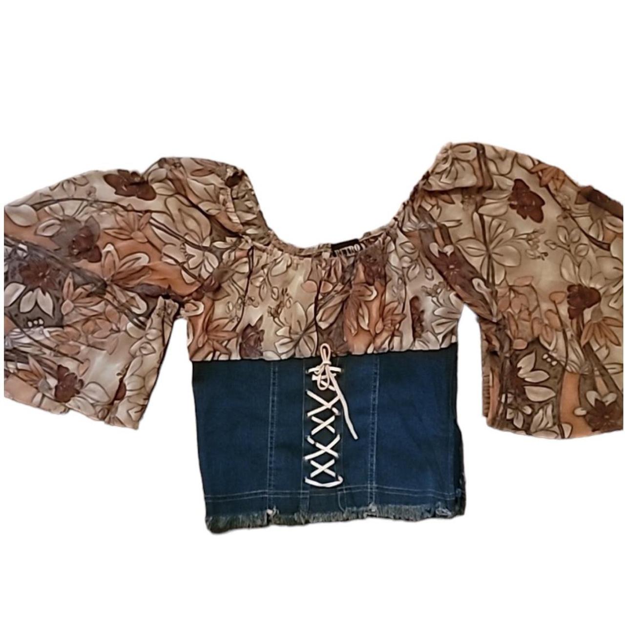 vintage Y2k 2000s 90s cottage core milk maid frock... - Depop