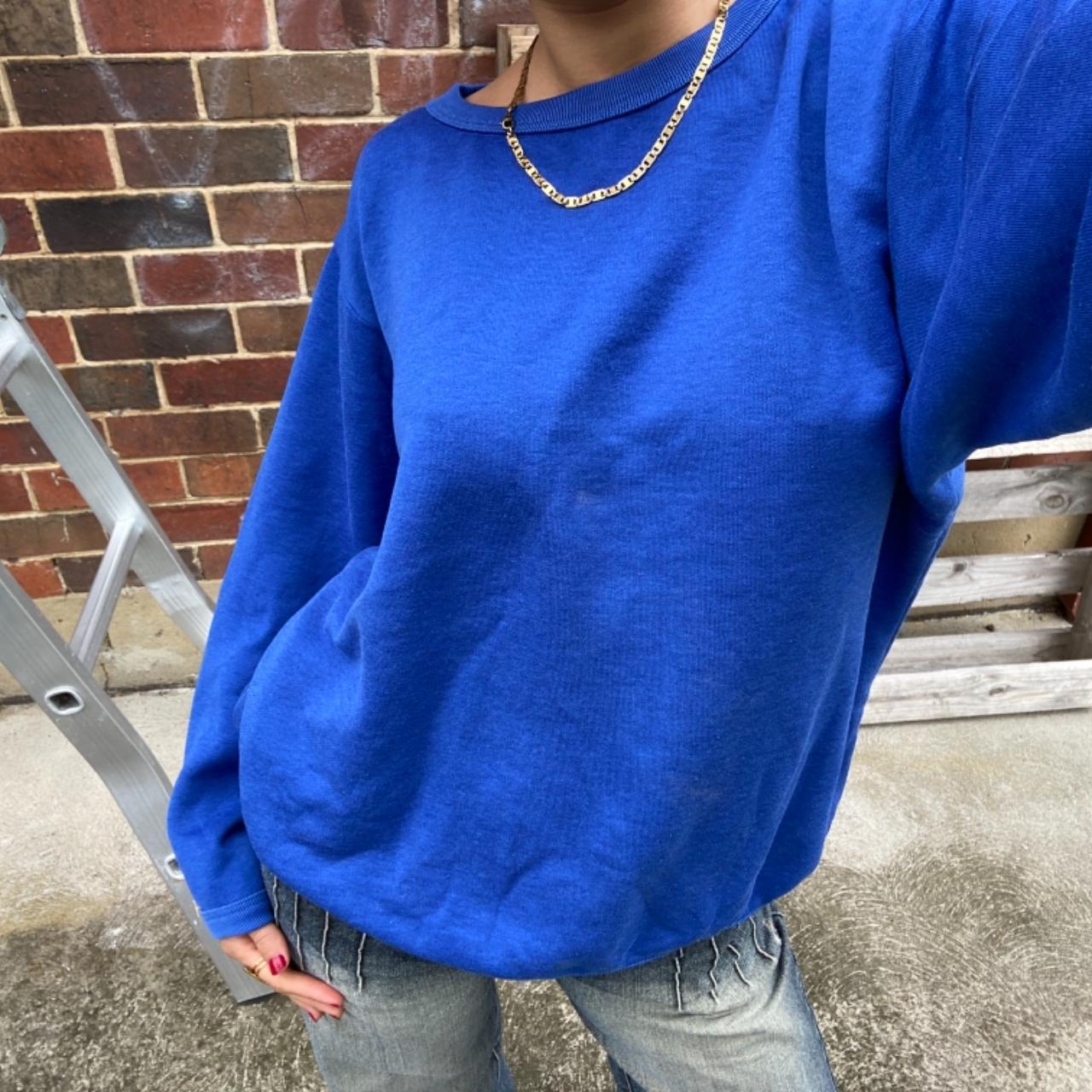 Electric blue jumper !! Beautiful colour Size 6-8 - Depop
