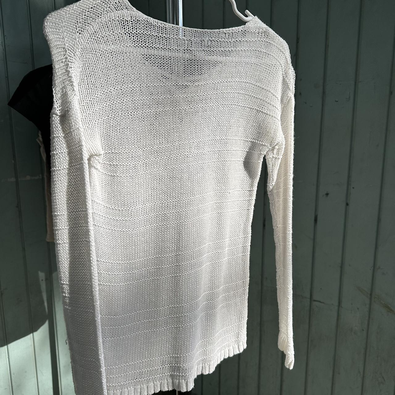 Old Navy lace up white net top 🤍 adorable and in... - Depop