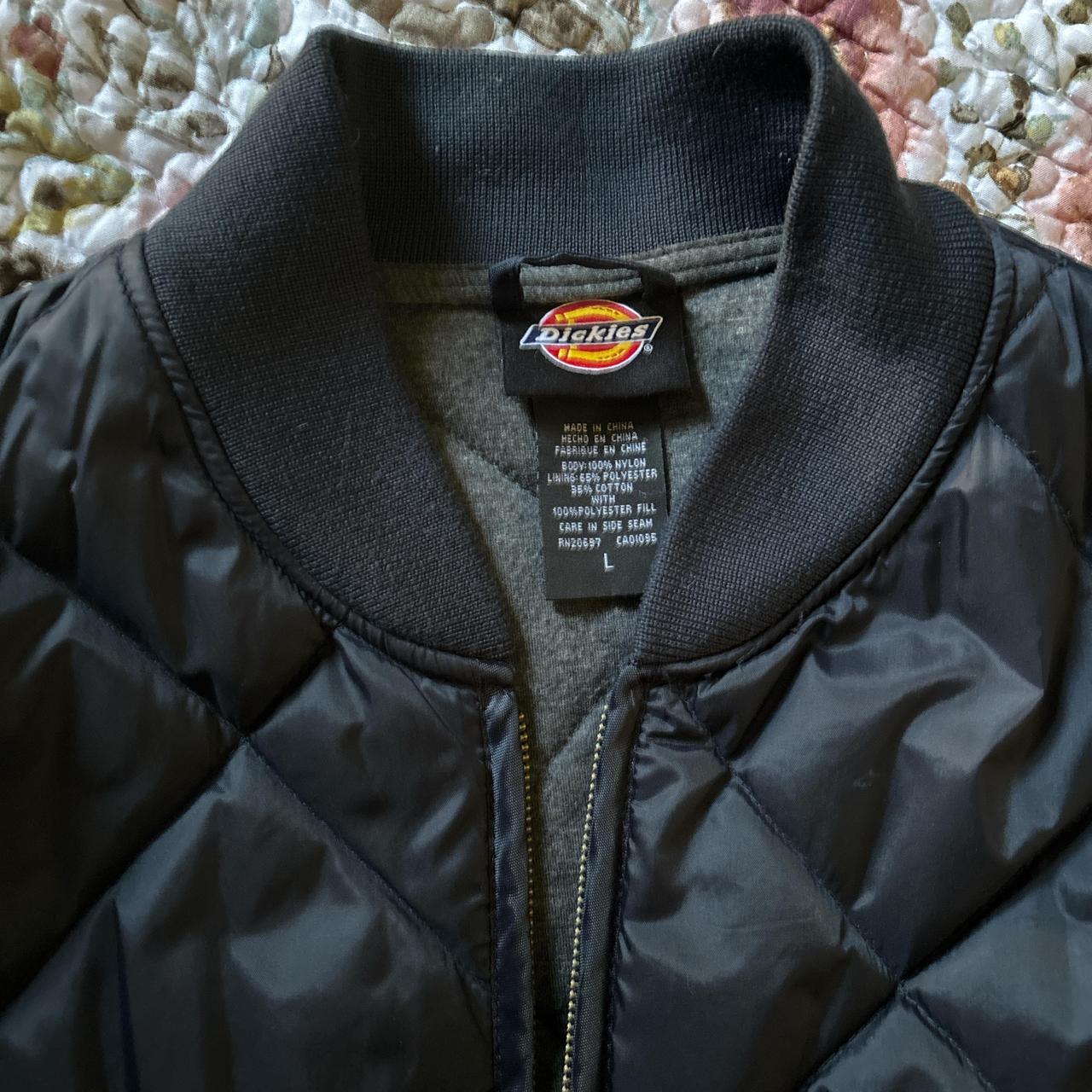 Dickies Bomber Jacket Navy, dark blue Size Large,... - Depop