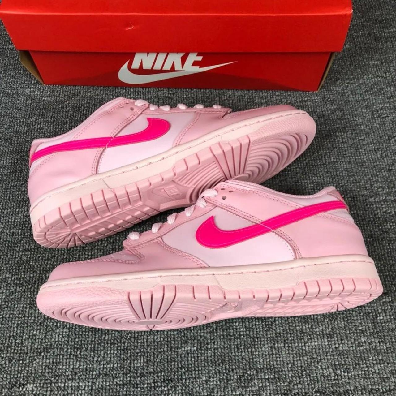 Nike Dunk Triple Pink Trainer Brand New and Unused... - Depop