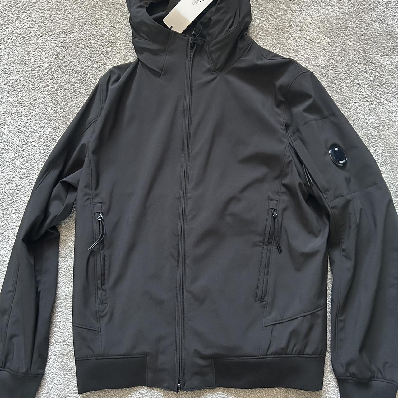 CP Company Men's Black Jacket | Depop