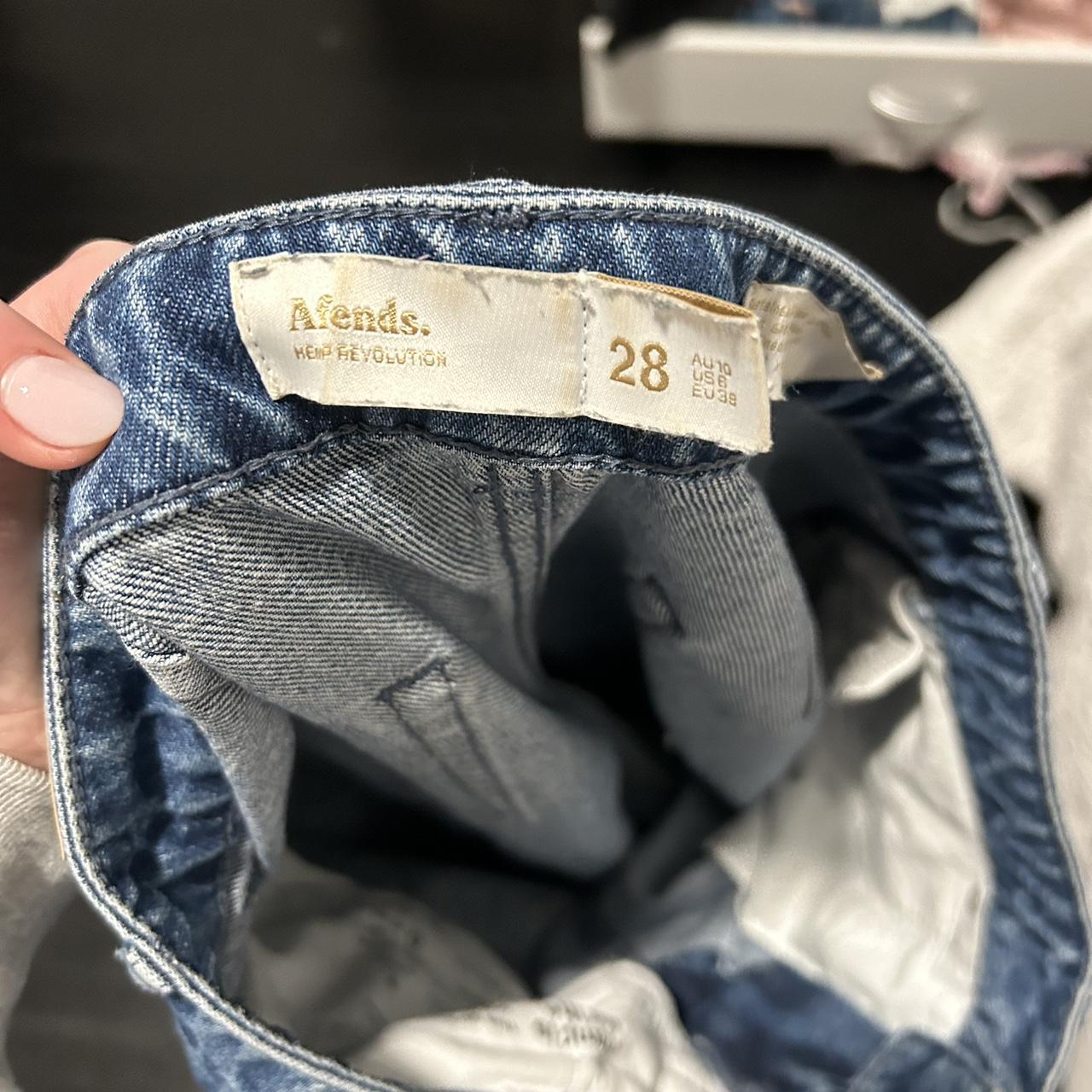 Afends Kendall Hemp Denim Low Rise Jeans Authentic... - Depop