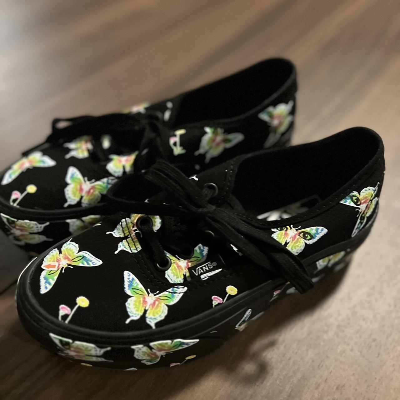 Vans authentic floral dots store