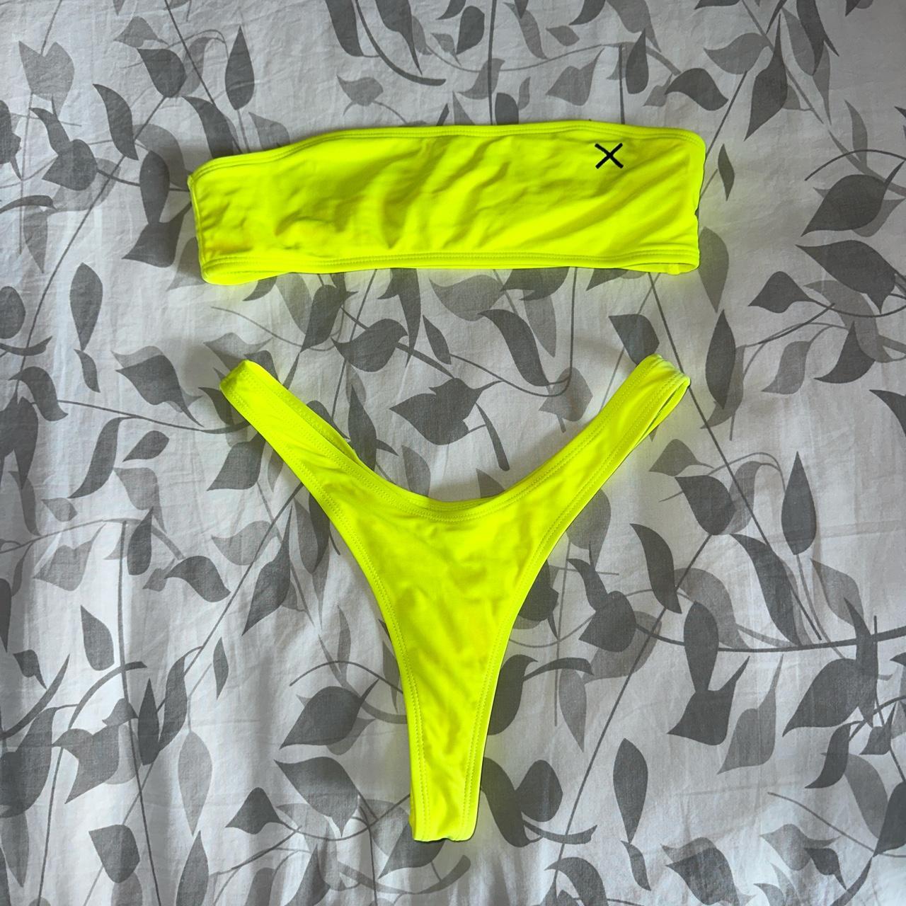 Frankies Bikinis Women's Yellow Bikinis-and-tankini-sets | Depop