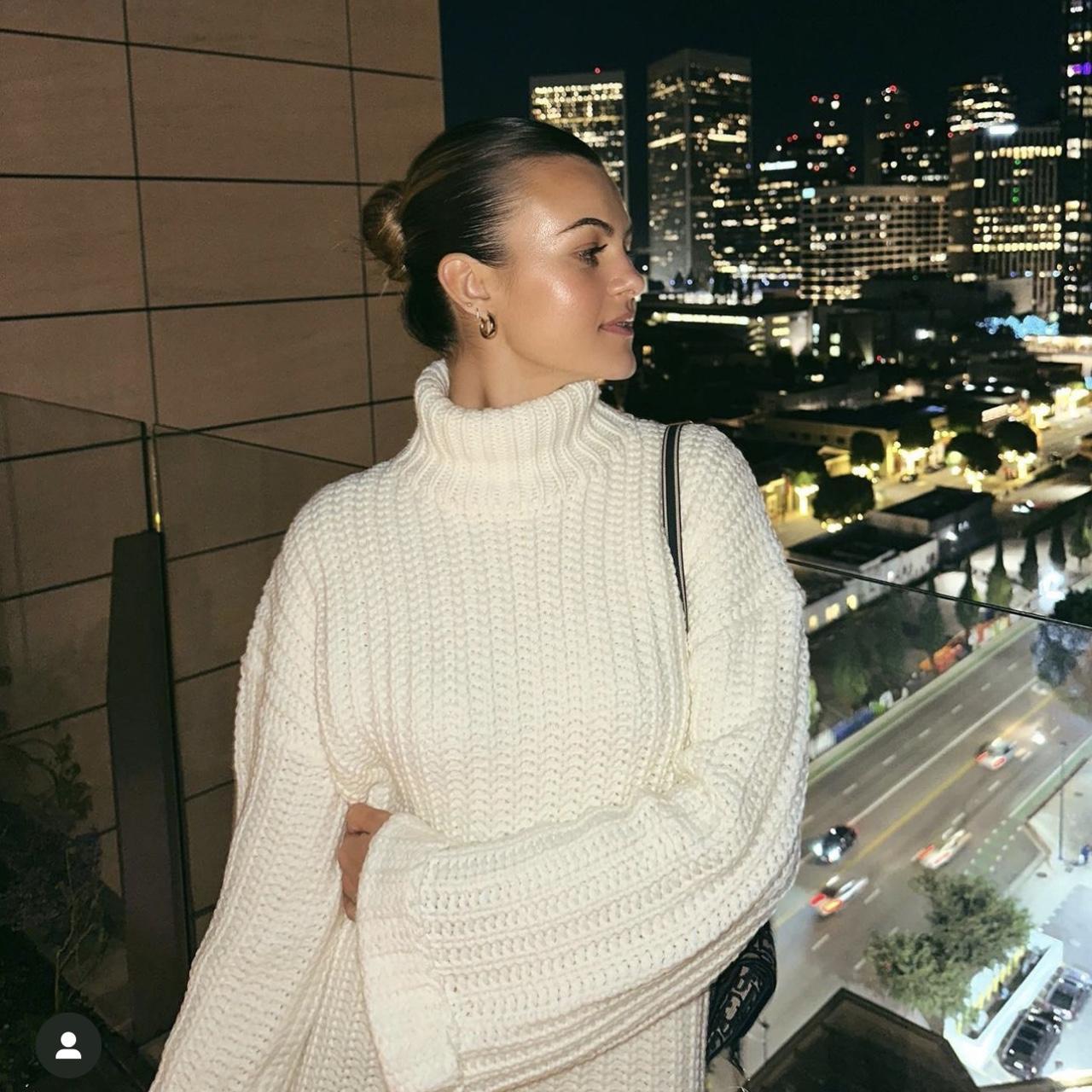 Beginning Boutique cream sweater dress Worn... - Depop Beginning Boutique cream sweater dress Worn... - Depop