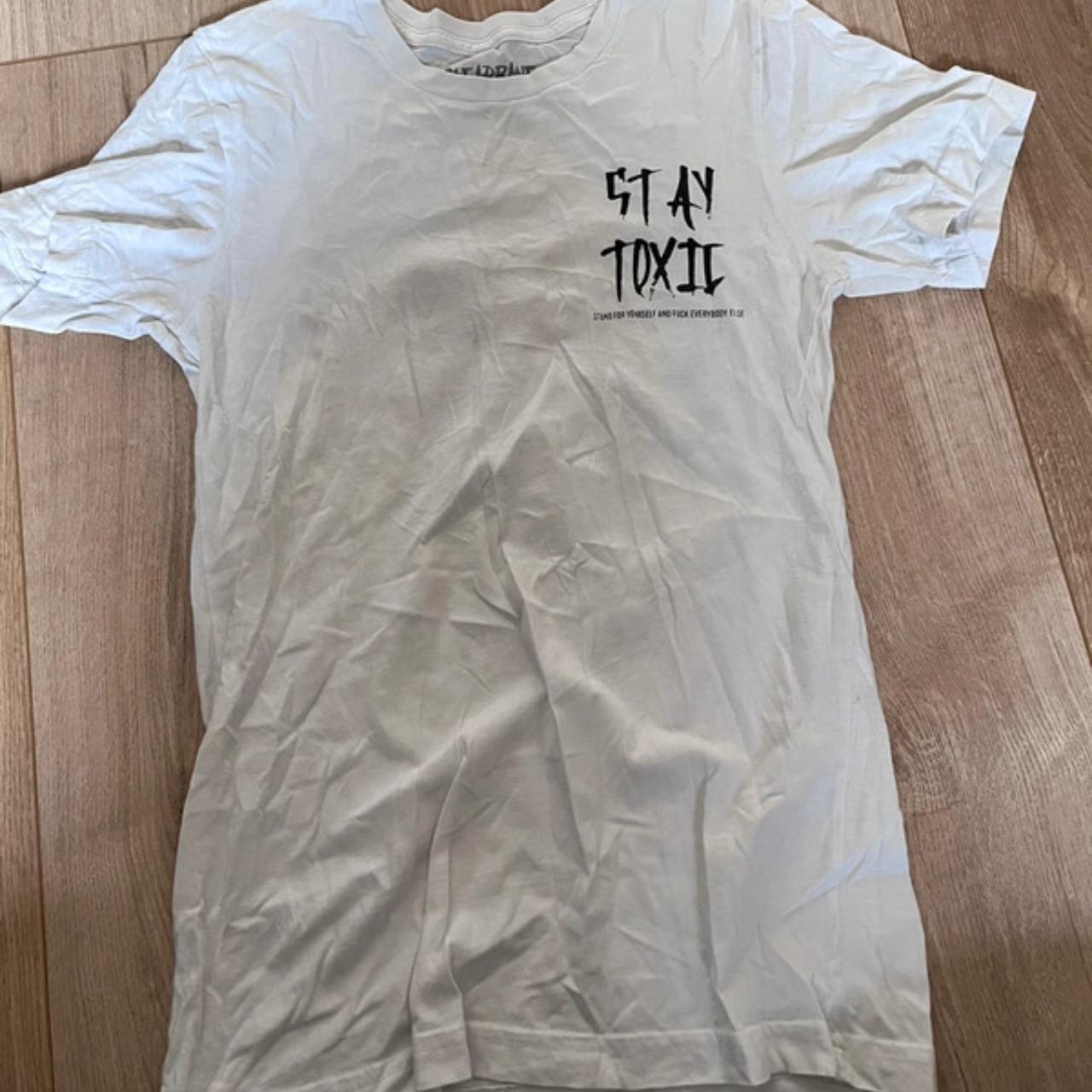 Nuclear Bane, Stay Toxic Tshirt. Print on the back.... - Depop