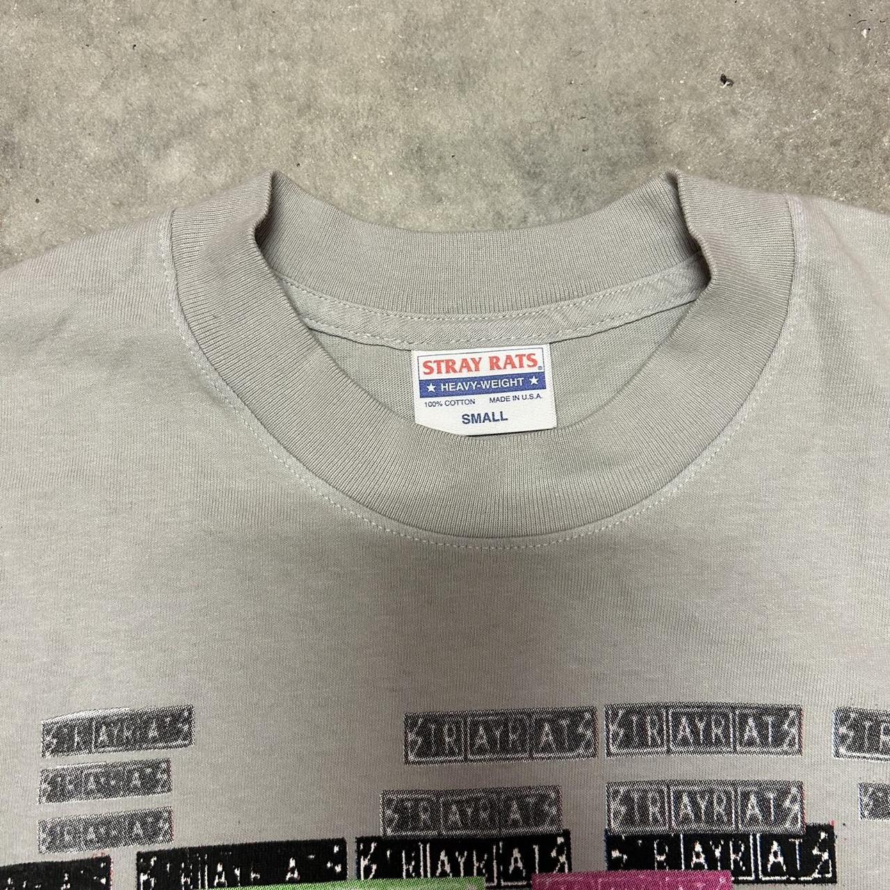 Stray Rats Women's Grey T-shirt | Depop