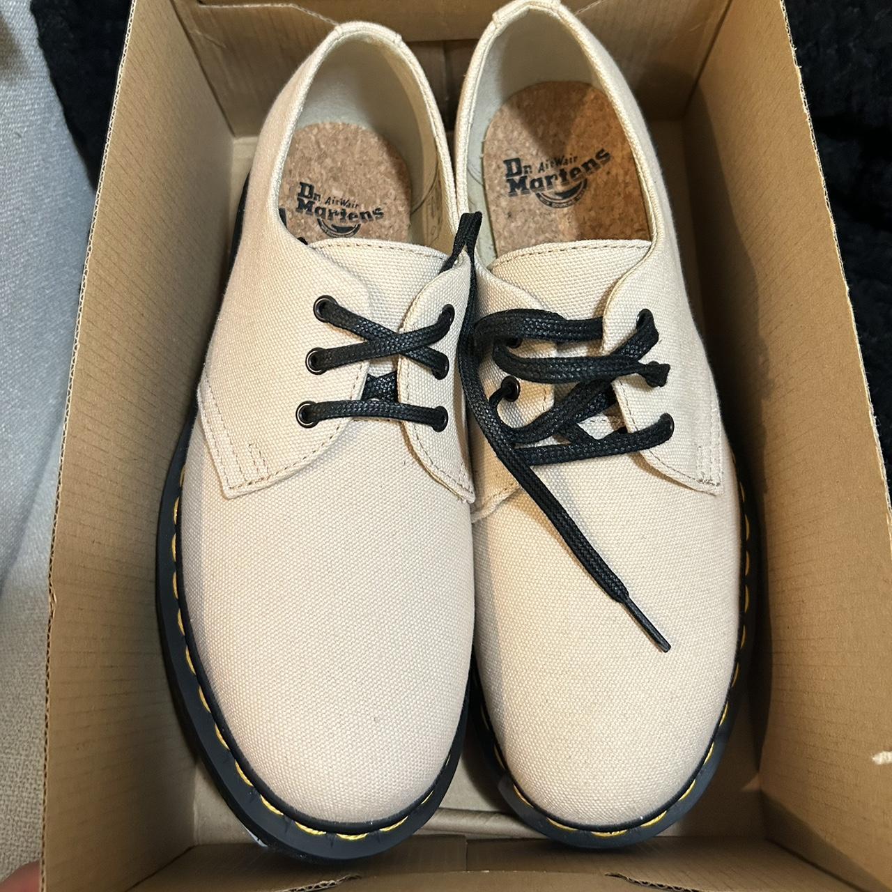 New doc marten loafers Color is warm sand Size 7... - Depop