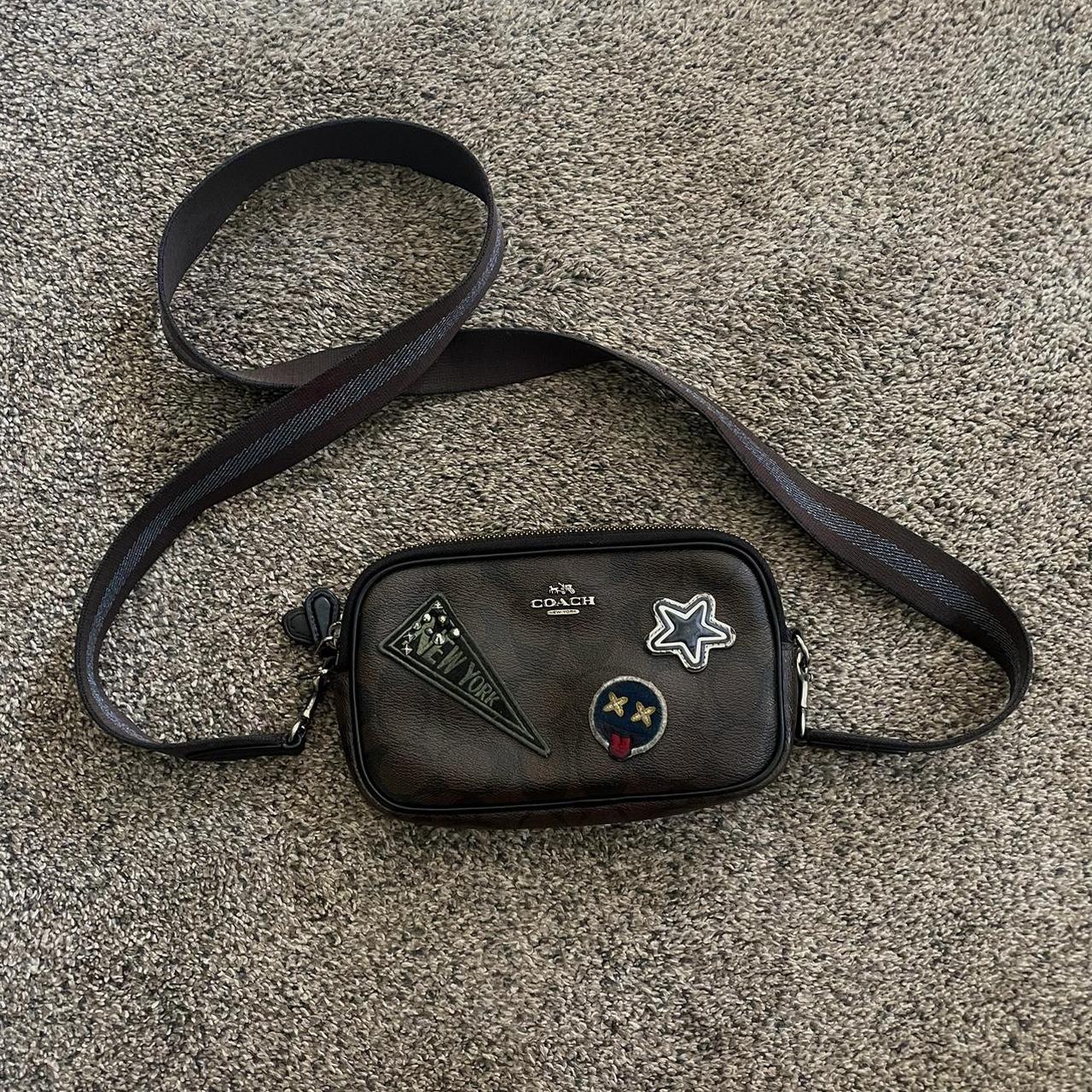 coach varsity patch crossbody bag "coach... | Depop