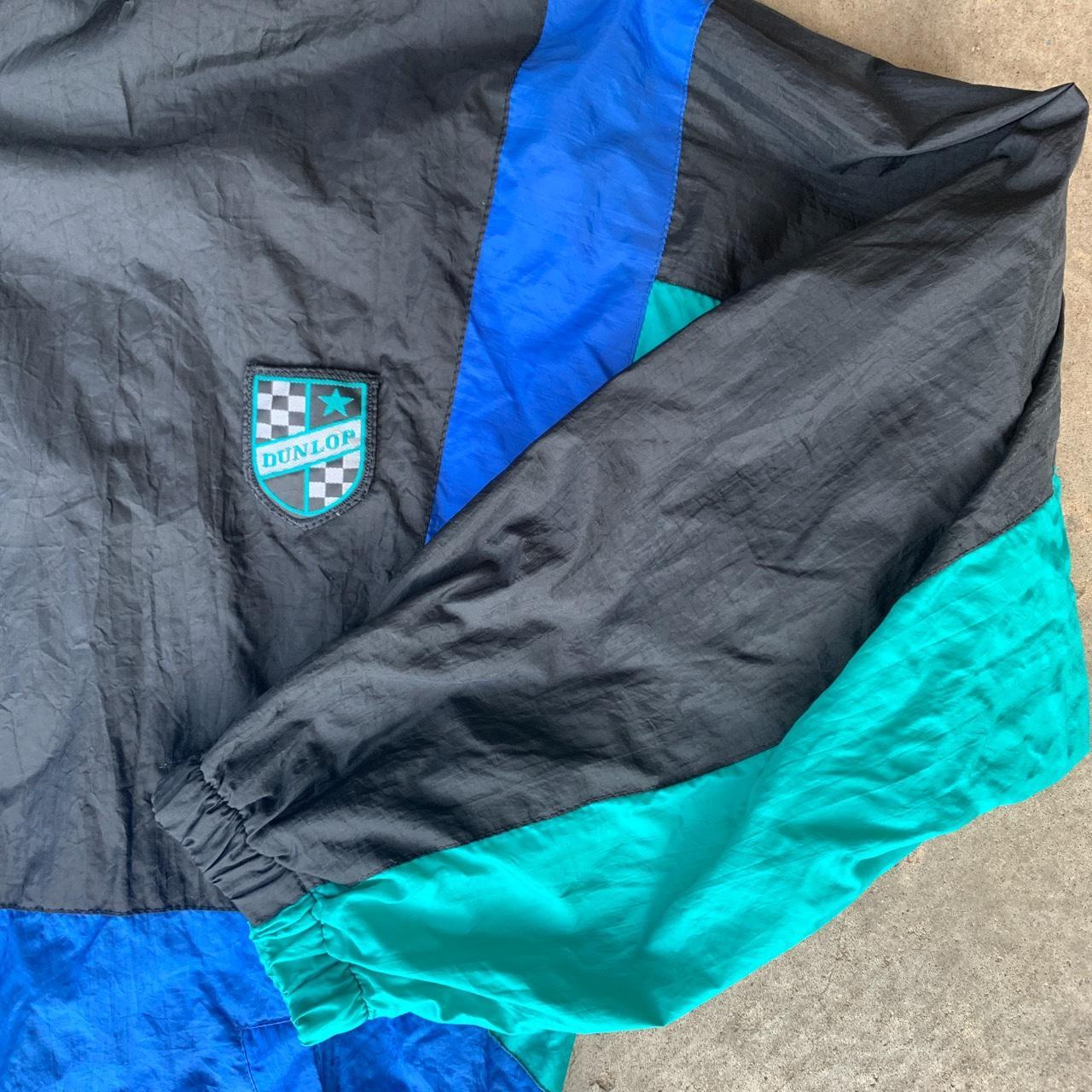 Vintage Dunlop tires racing jumpsuit track suit... - Depop