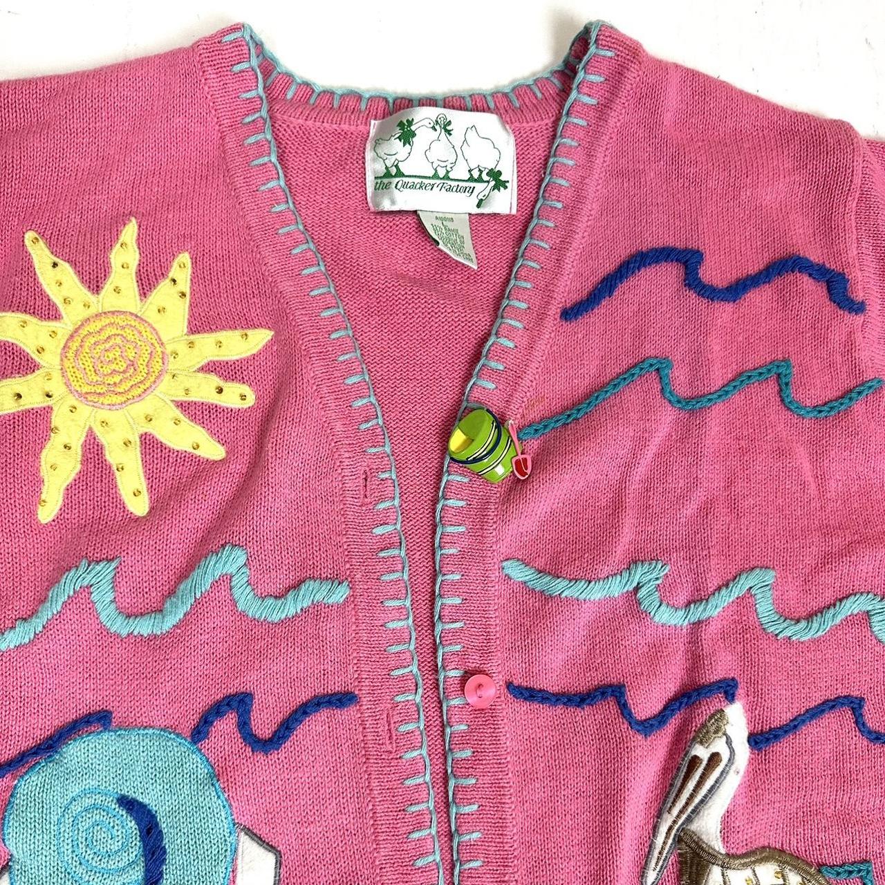 Quacker Factory Women's Pink Cardigan | Depop