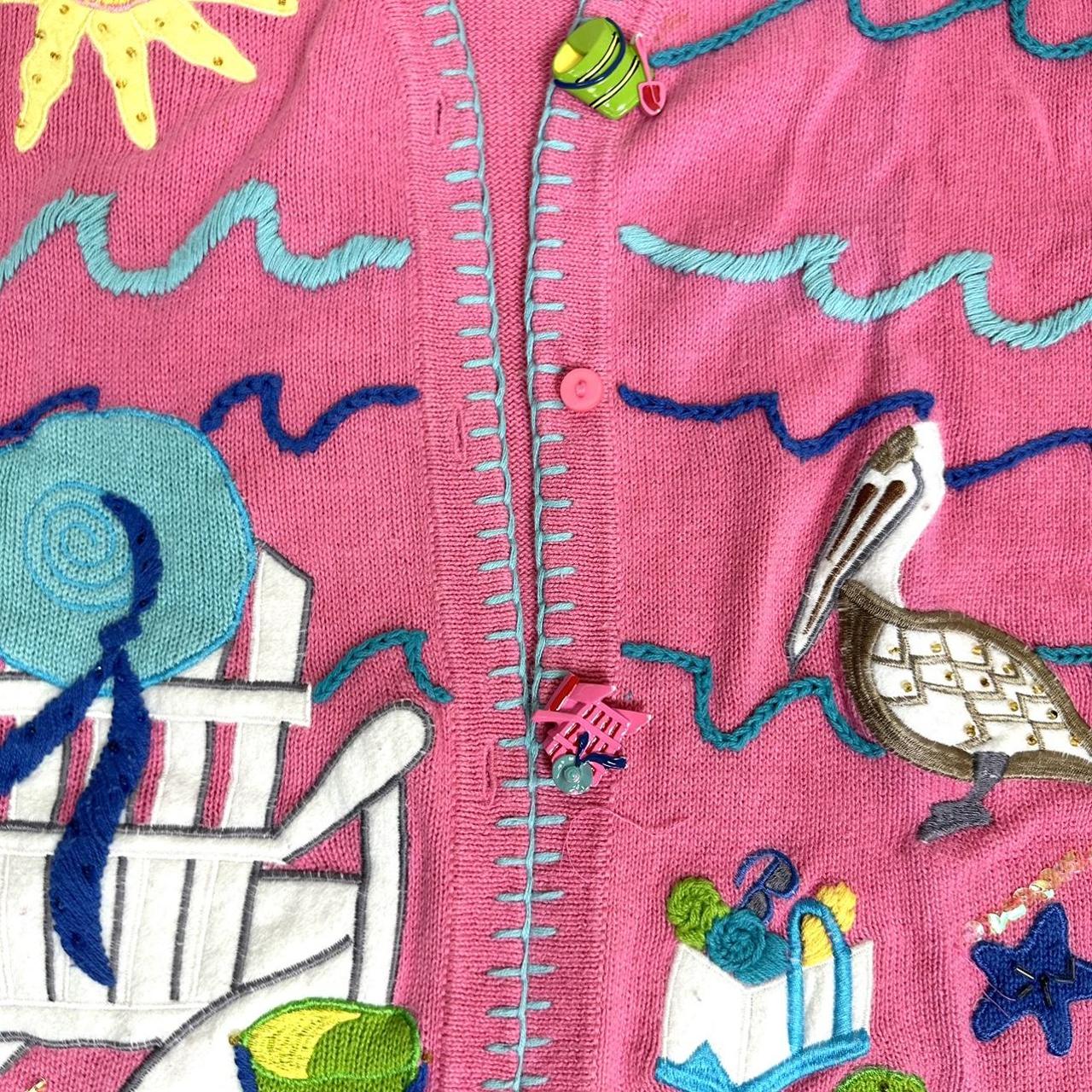 Quacker Factory Women's Pink Cardigan | Depop