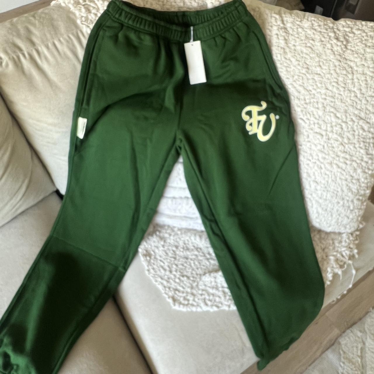 Temptation Vacation Green Trackies/Sweatpants Size... - Depop