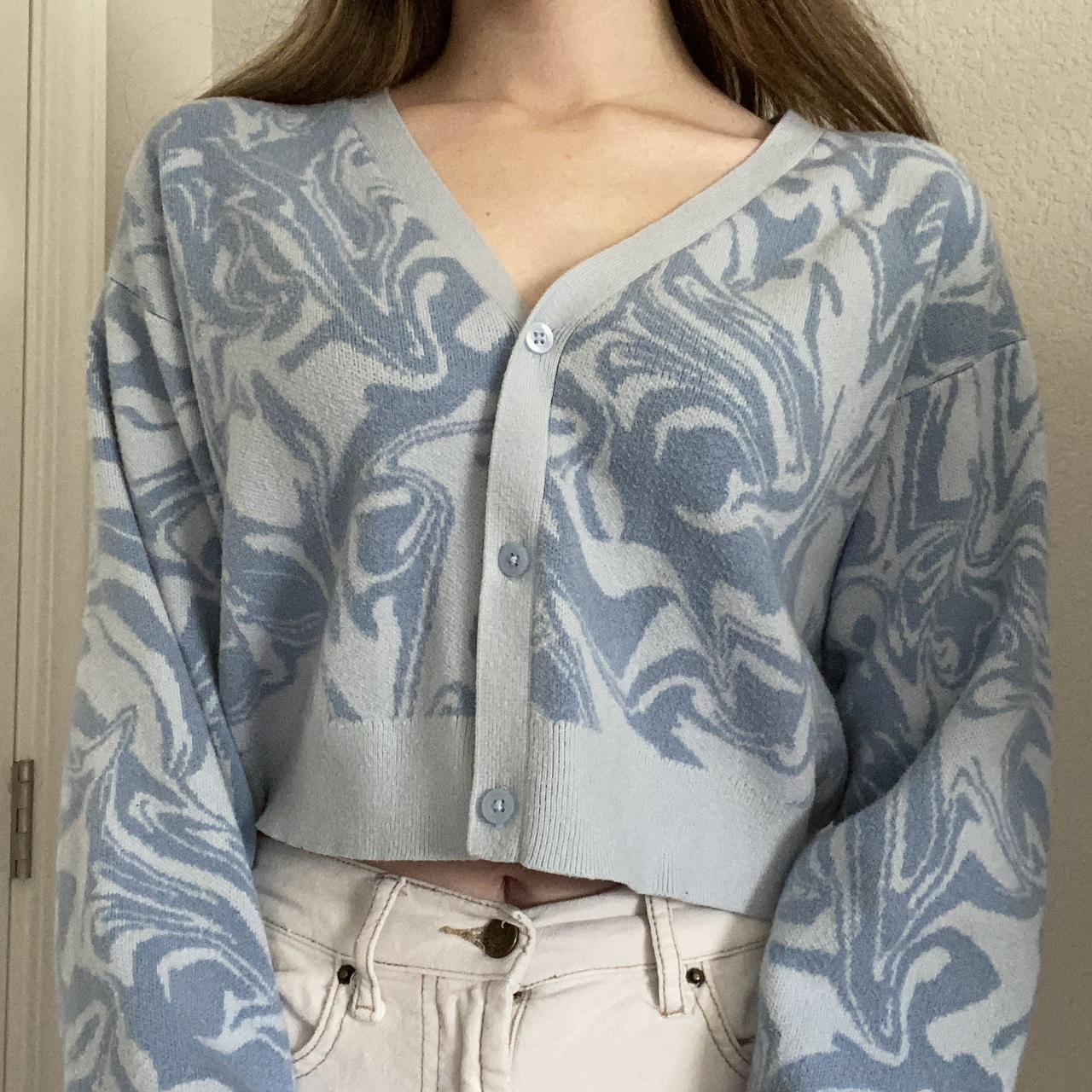 LA Hearts by Pacsun Blue Cabin Cardigan. L.A. Very... - Depop