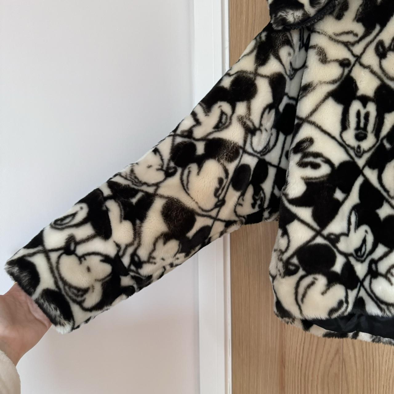 Apparence Paris black and off white faux fur Micky | Depop Apparence Paris black and off white faux fur Micky | Depop