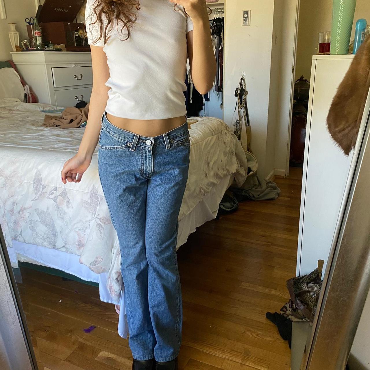 vintage calvin klein jeans about an 8 inch rise - Depop
