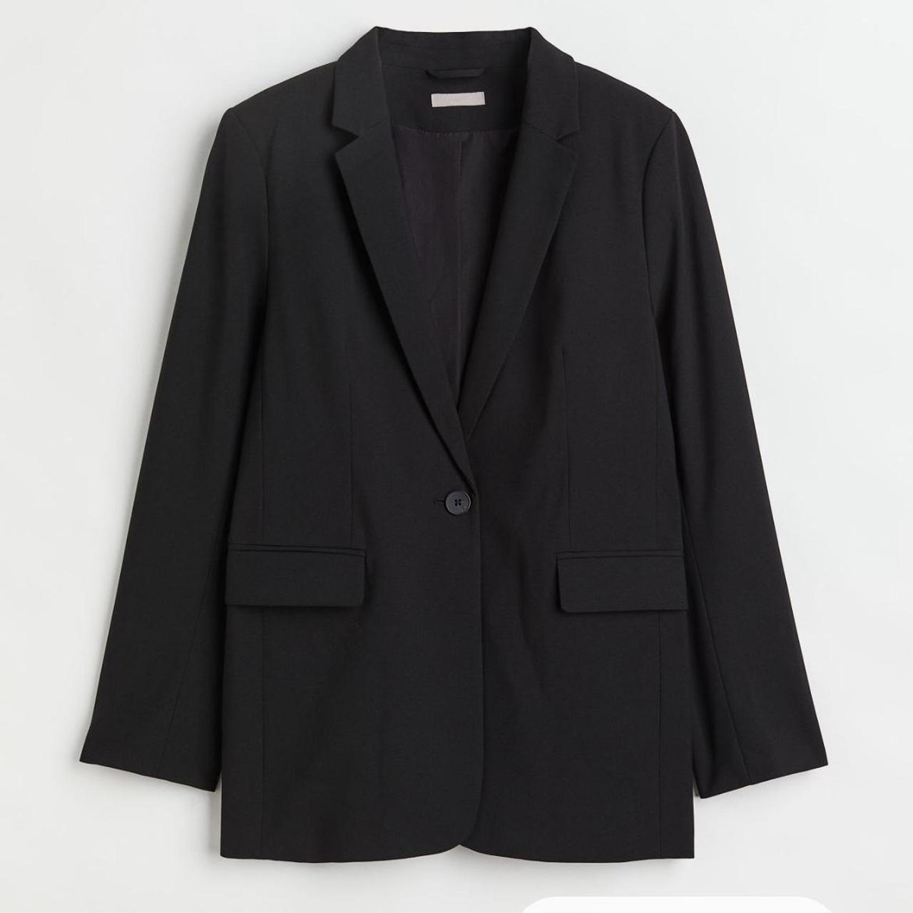 H&M black blazer Perfect oversized fit, such a... - Depop