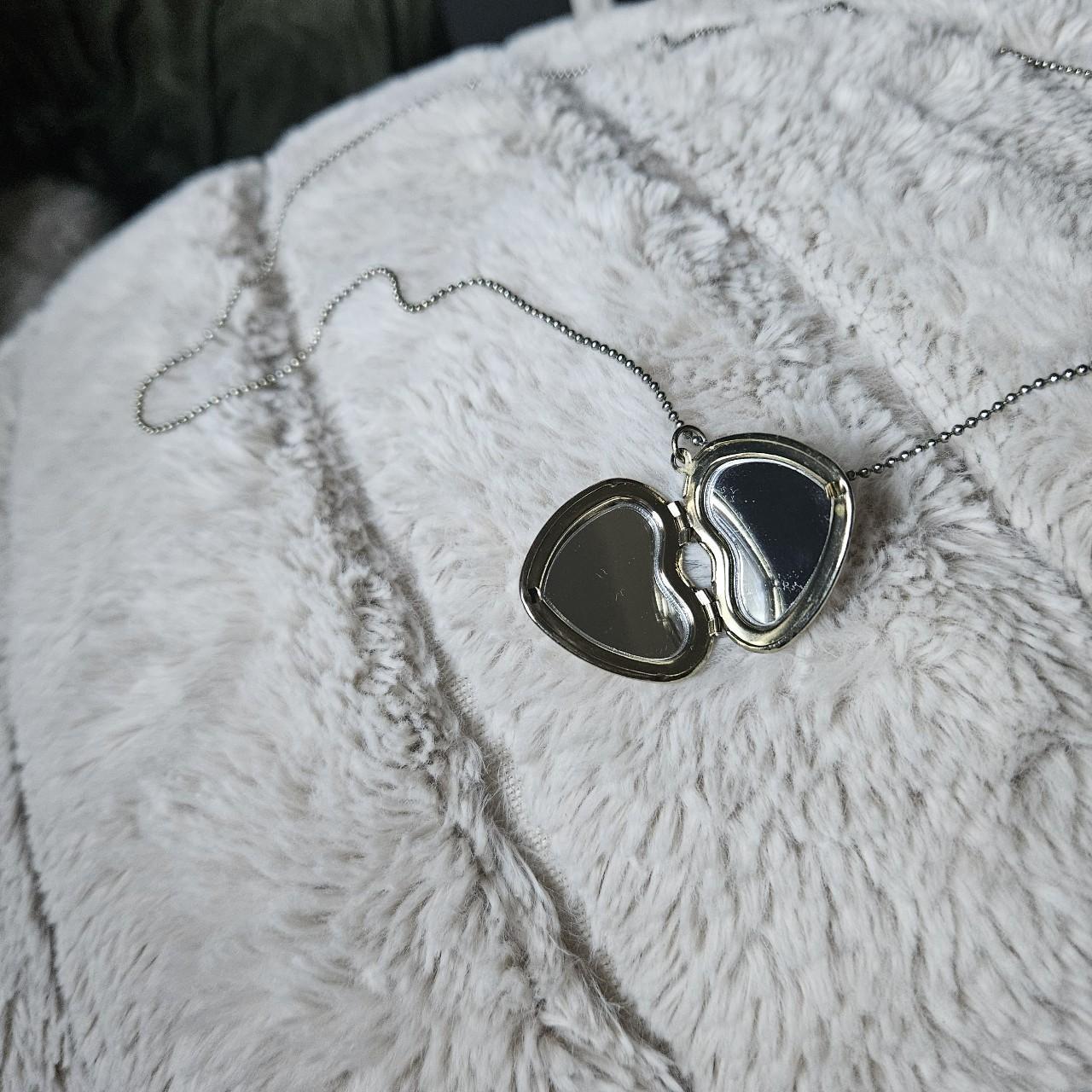 Rare Marc jacobs heart locket, mirrors on both sides... - Depop