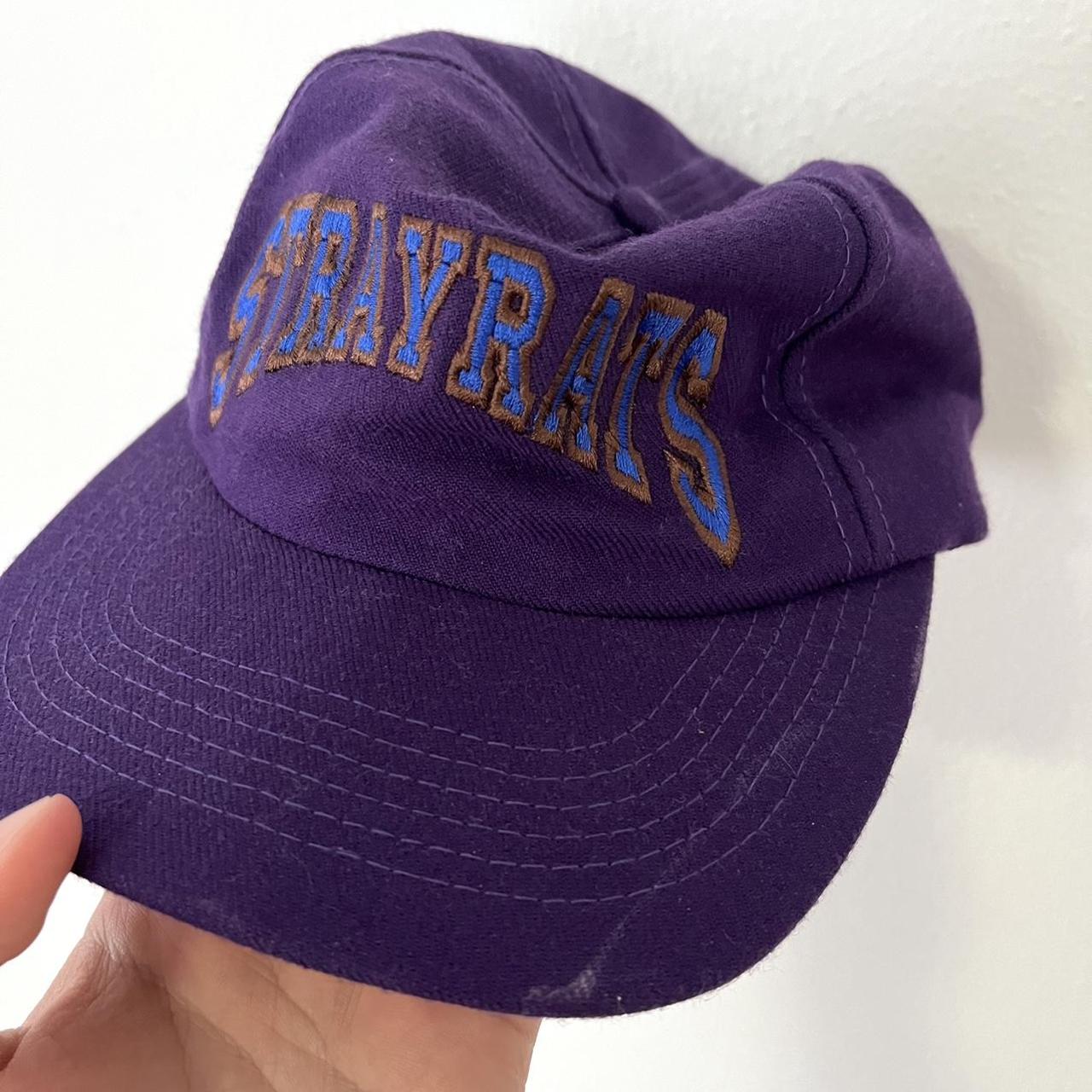 Stray rats arch logo purple snapback hat Tyler the... - Depop