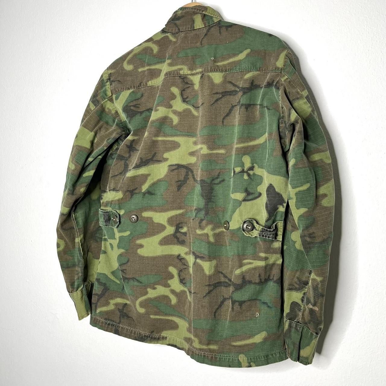 True vintage 60s erdl army military camo field... - Depop