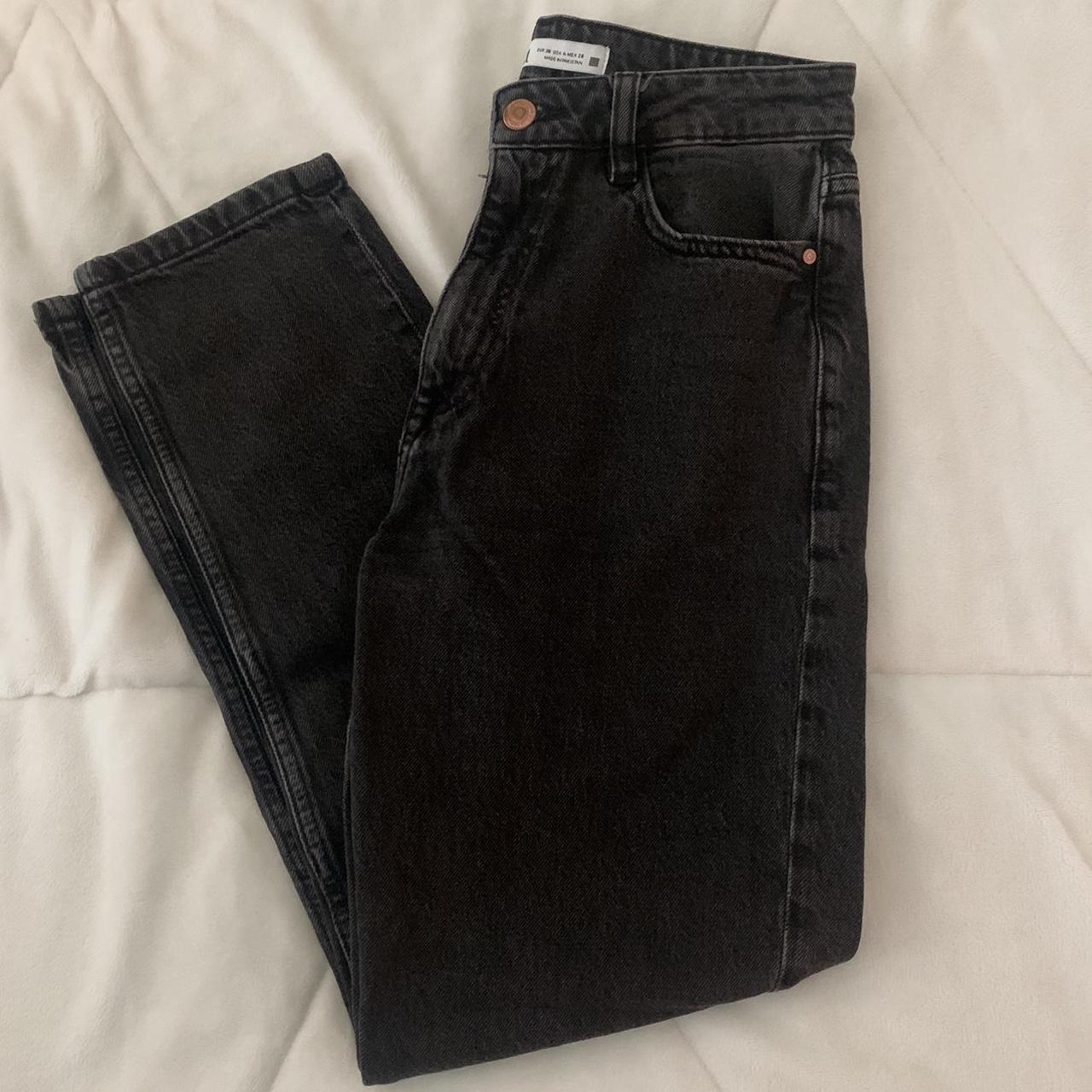 high waisted slim fit black jean! fits true to size... - Depop