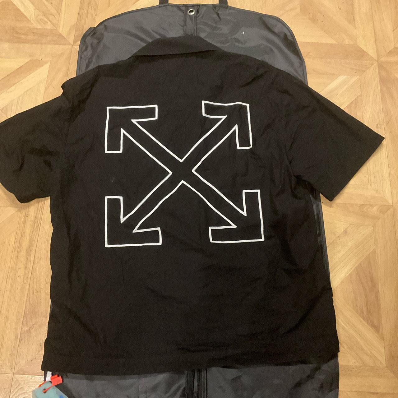 OFF-white Black Shirt Large Worn Once #Off-White - Depop