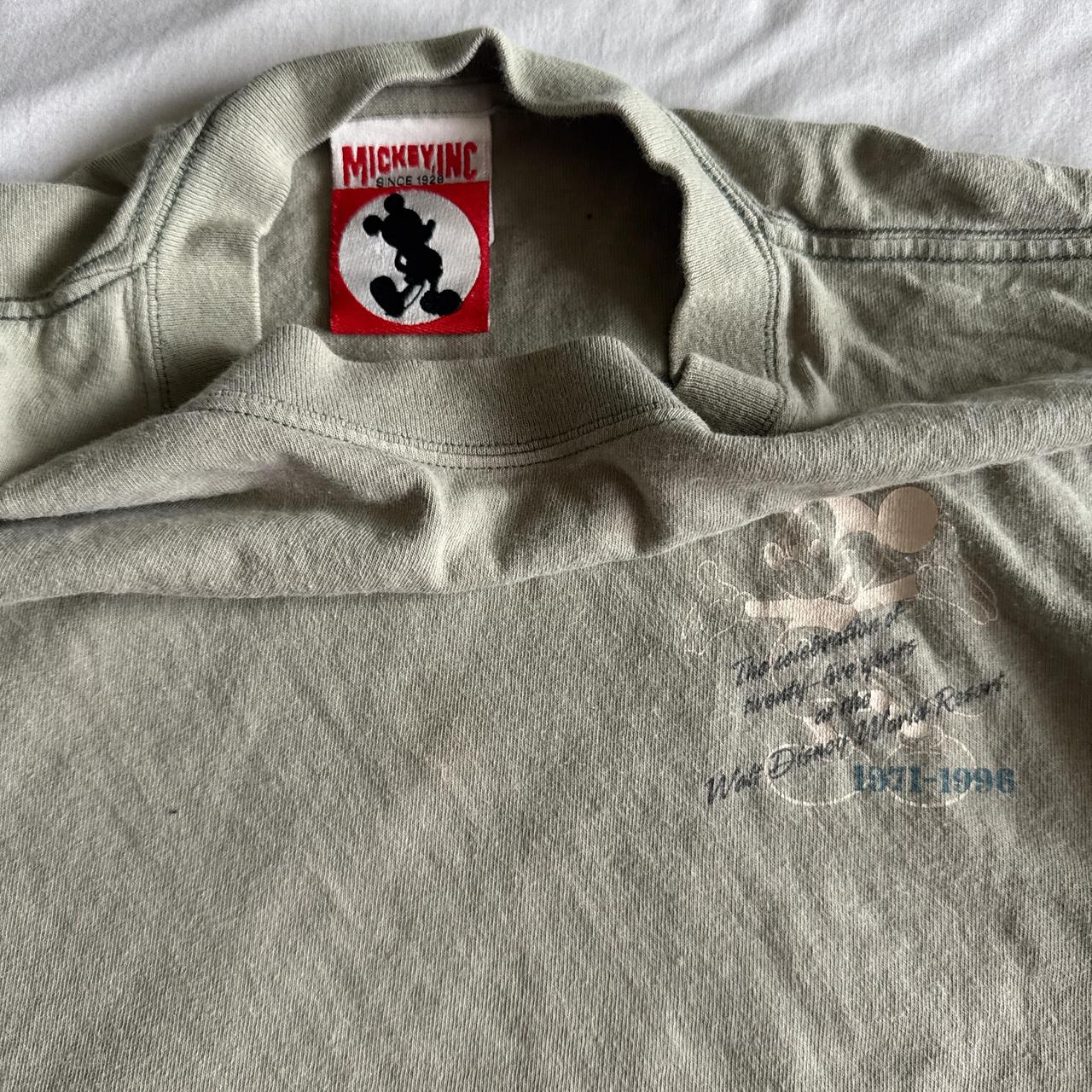 Vintage 1996 Walt Disney world mickey military green... | Depop