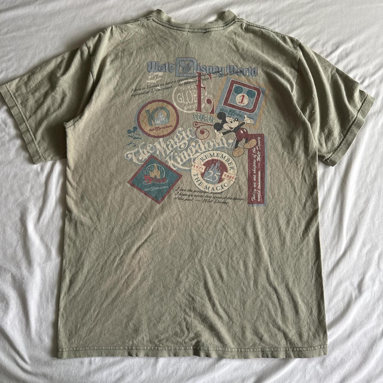 Vintage 1996 Walt Disney world mickey military green... | Depop