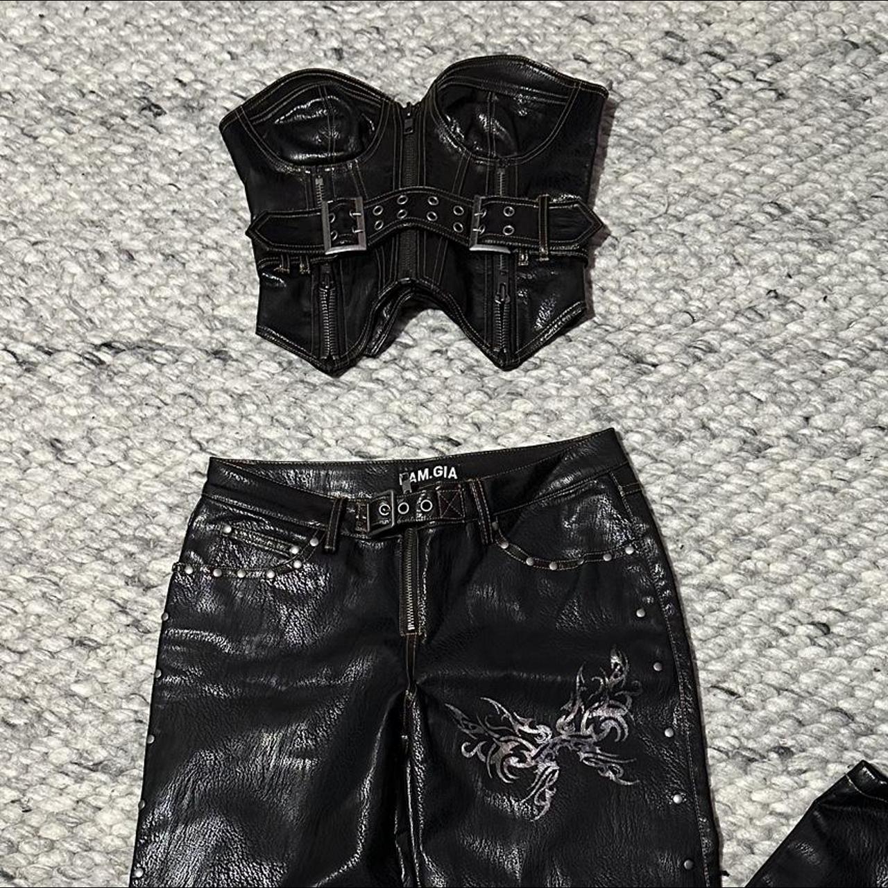 I.AM.GIA NEILINA PANT & TOP - BLACK - TOP size XS -... - Depop