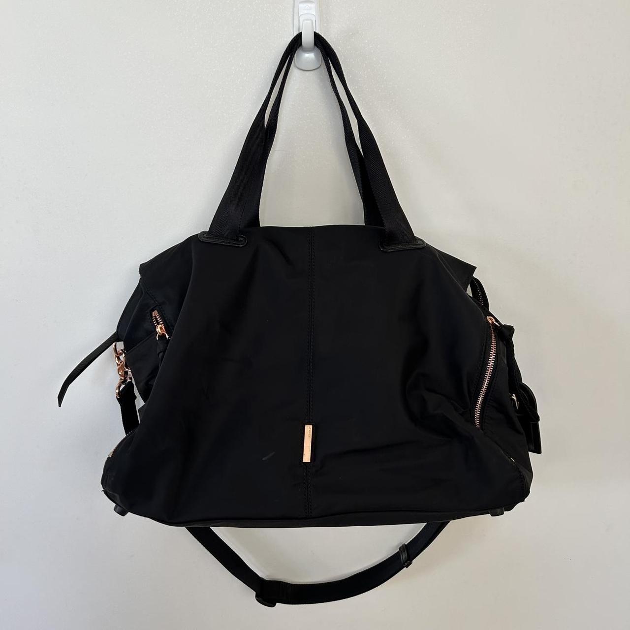 MIMCO Black and rose gold Overnight Tote Bag - Depop