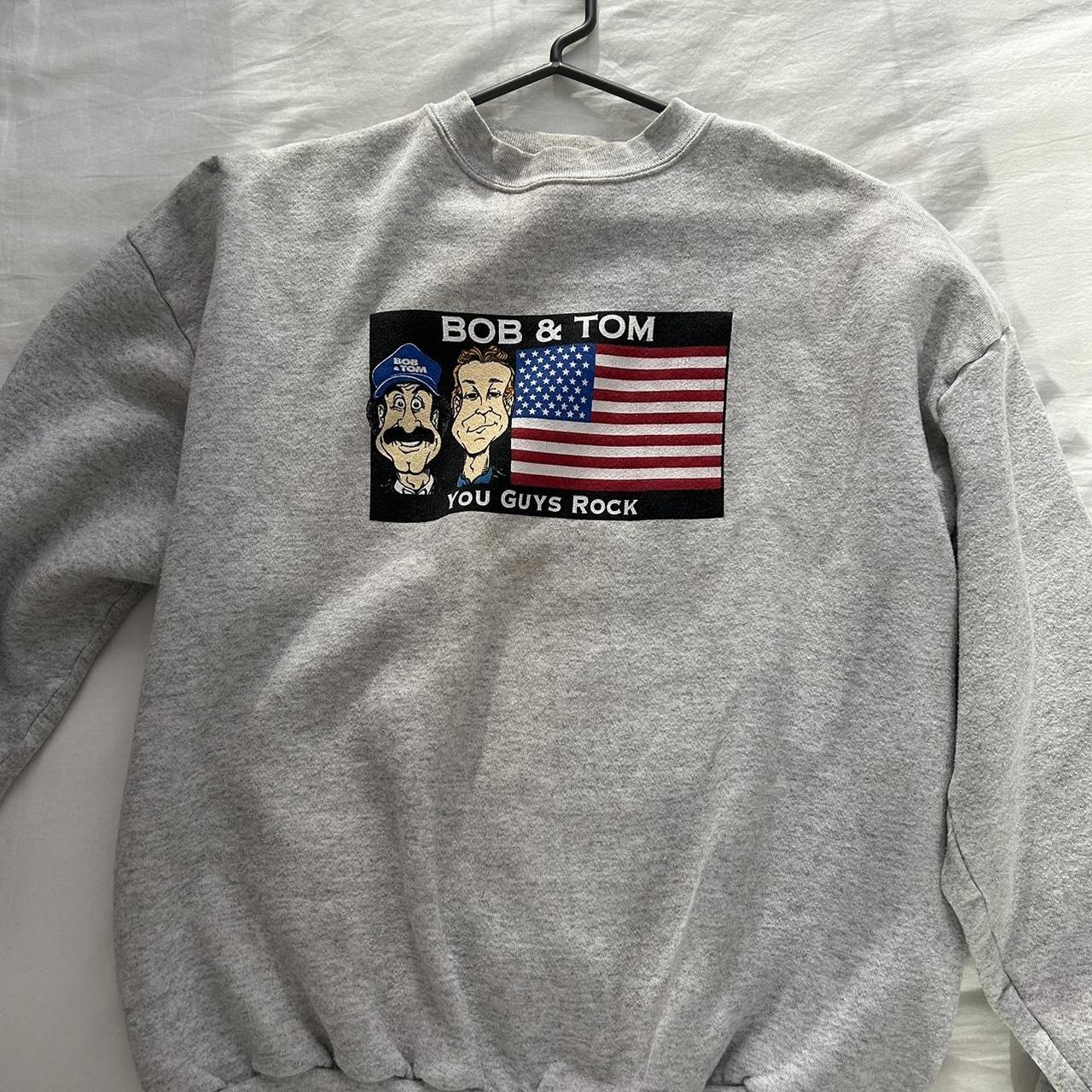 Bob & Tom vintage crewneck Slight stain as... - Depop