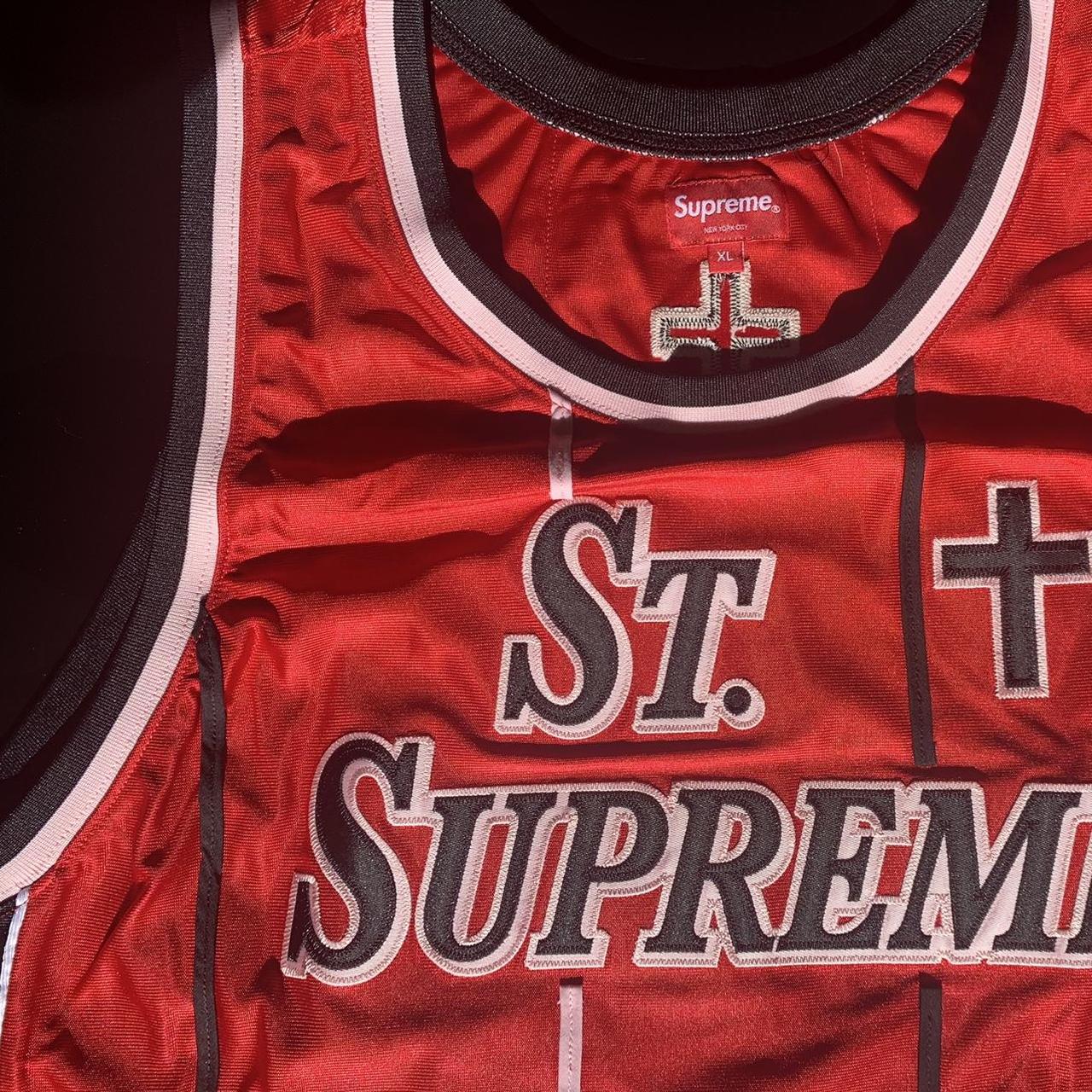 Supreme St Supreme Basketball Jersey Condition Brand... - Depop