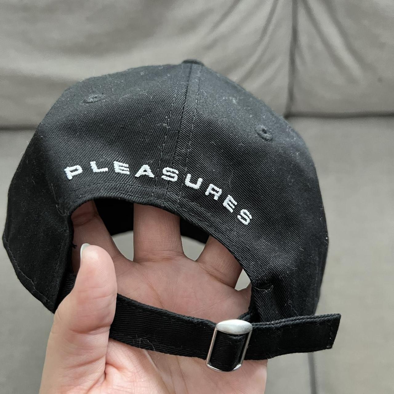 KORN x Pleasures collab Black Korn Hat Cap - Depop