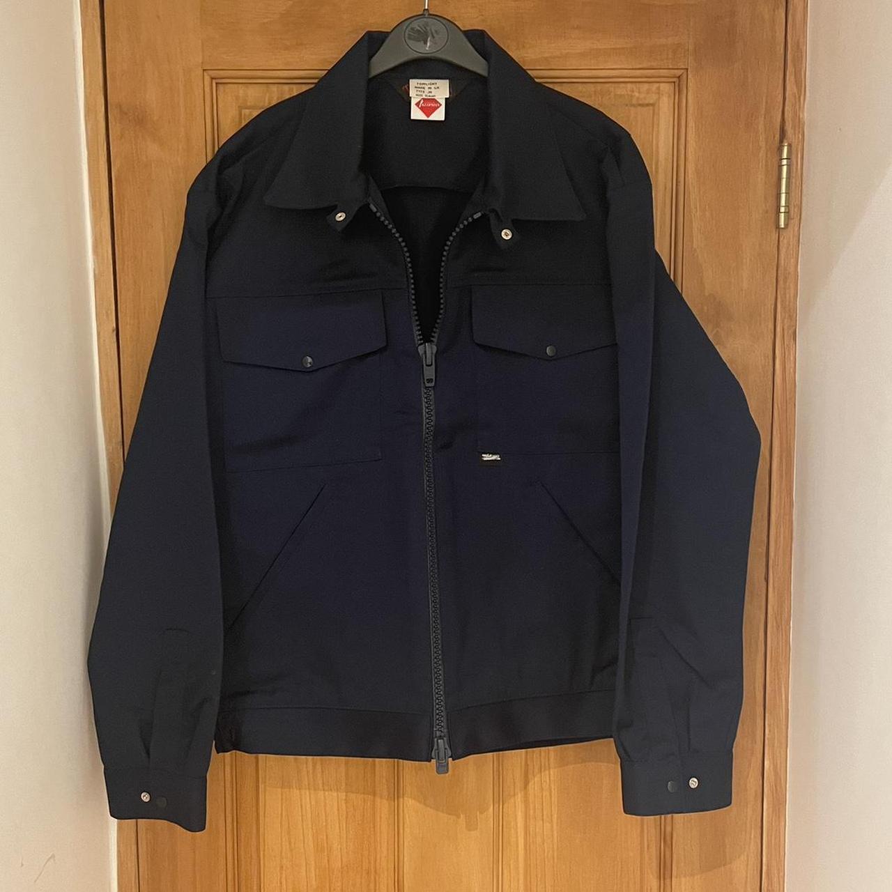 Men's Navy and Blue Jacket | Depop