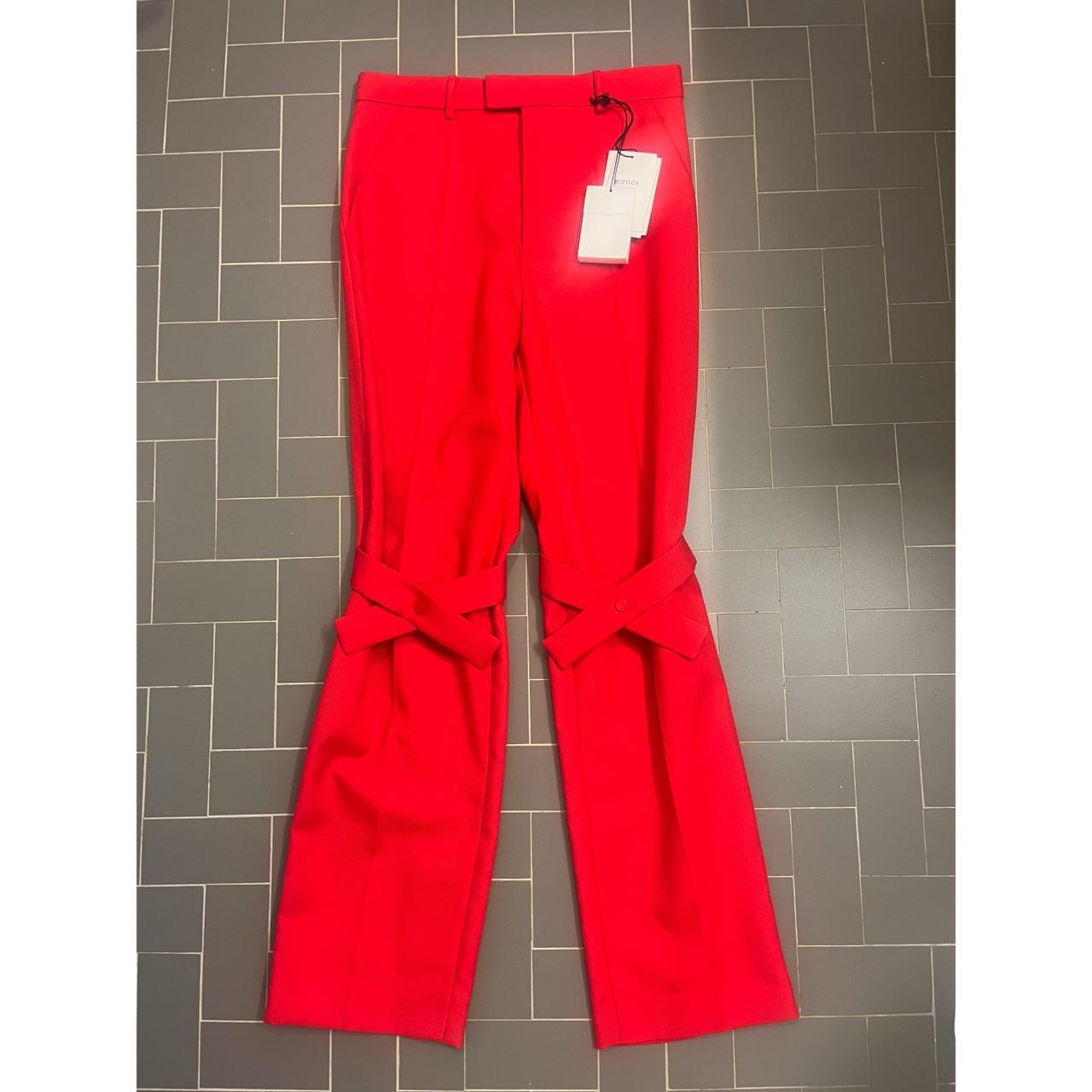 Bottega Veneta NWT red pants size 30 waist - Depop