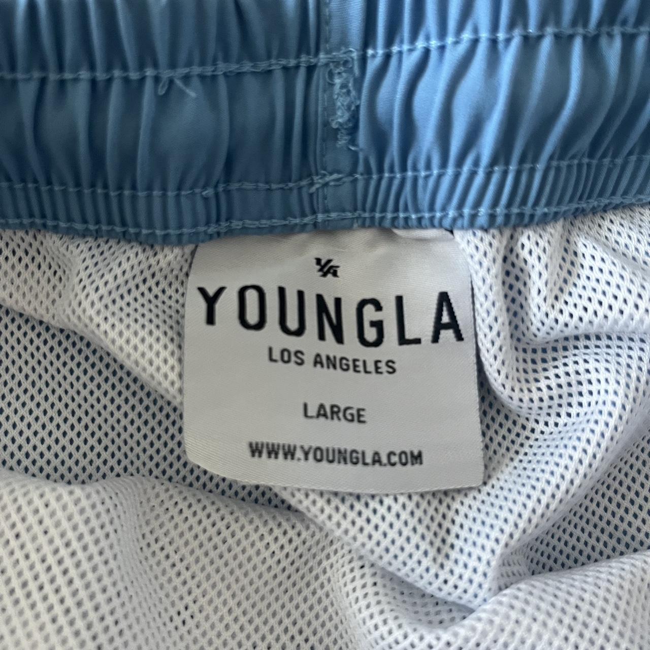 YoungLA Men’s Swim Shorts Size - Large Condition -... - Depop
