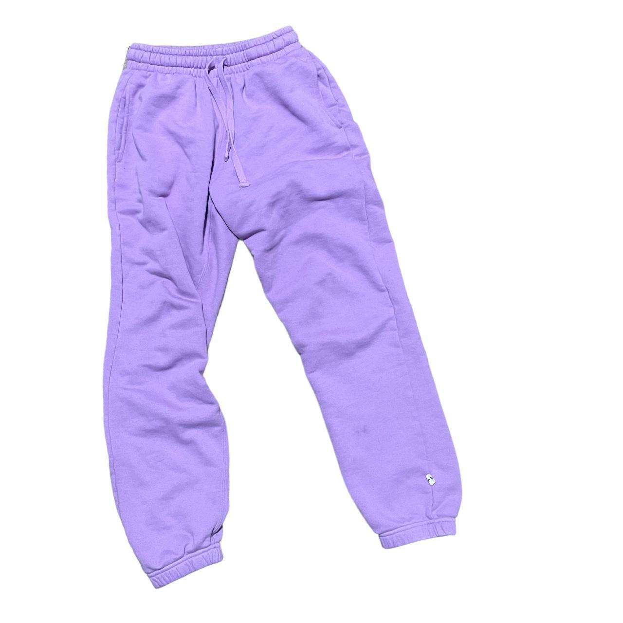 Purple sweats :) they have a cool detail on the... | Depop