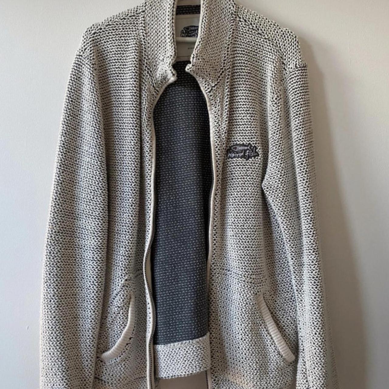 Weird fish jumper Great condition - Depop