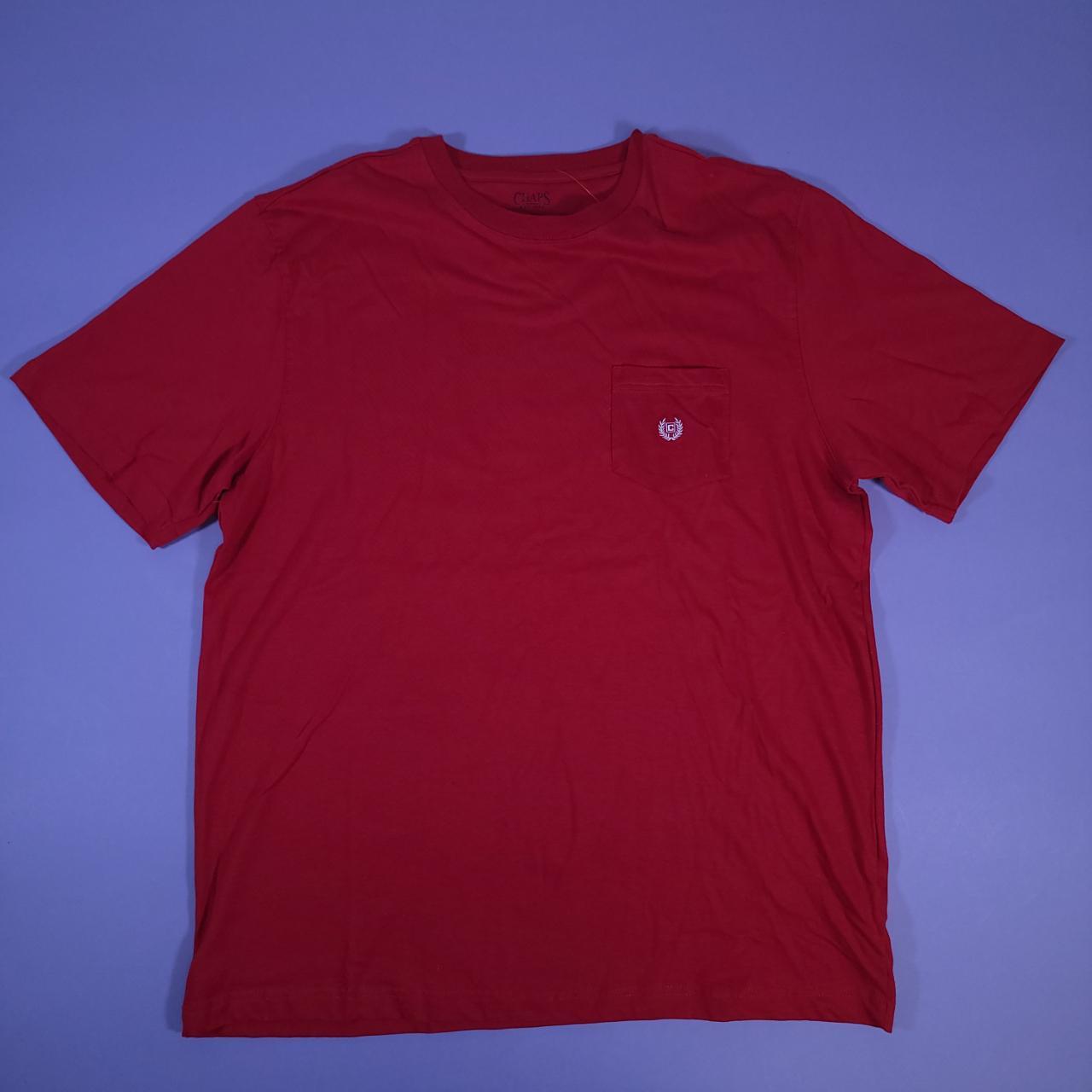 Chaps Red Pocket T-Shirt Men's sz L. Great everyday... - Depop