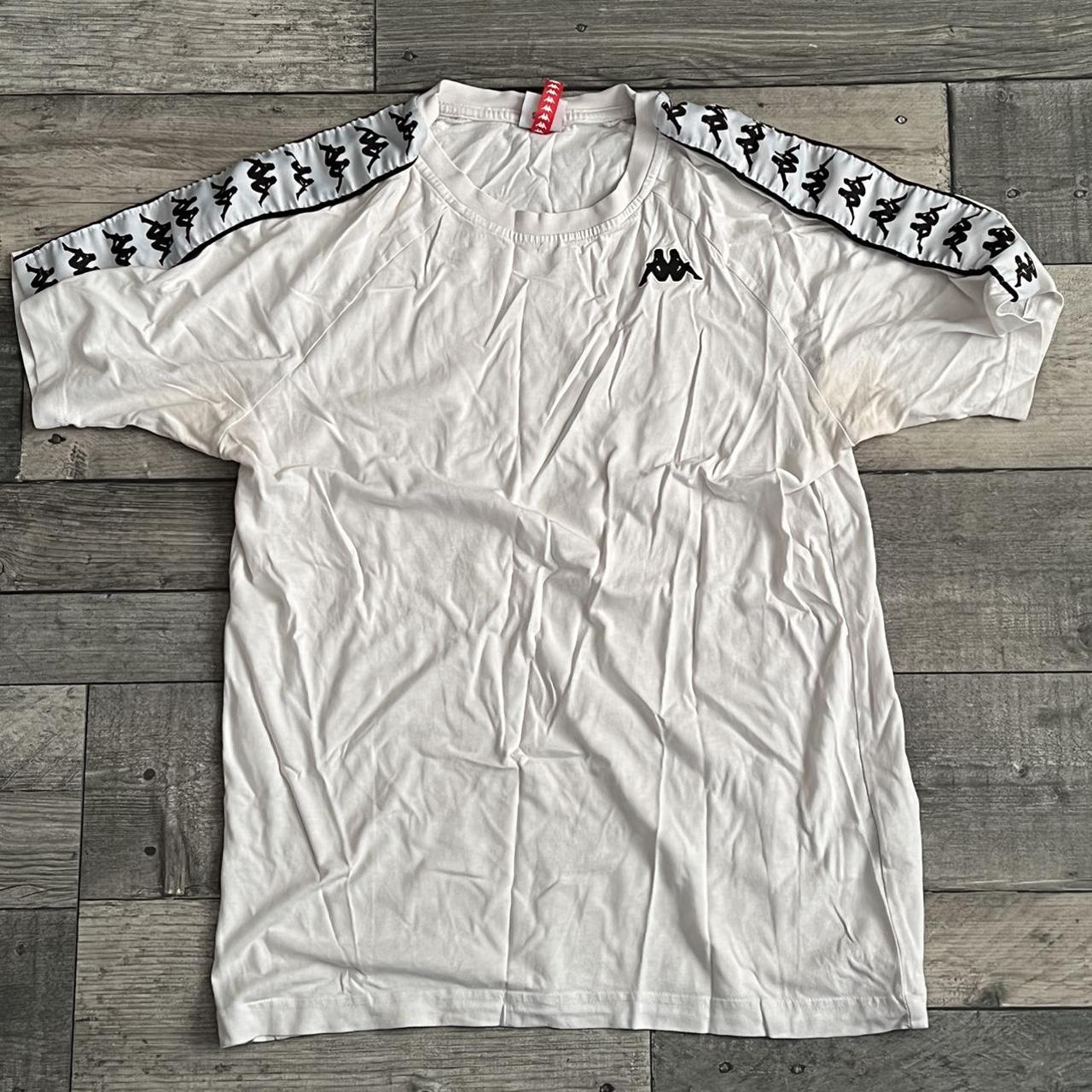 Kappa Men's White T-shirt | Depop