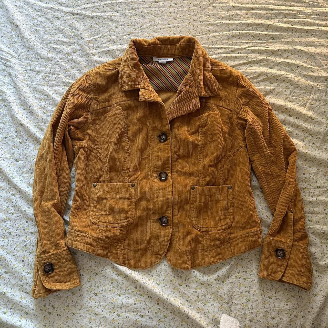 Rust orange/ burnt orange jacket Brand: dressbarn... - Depop