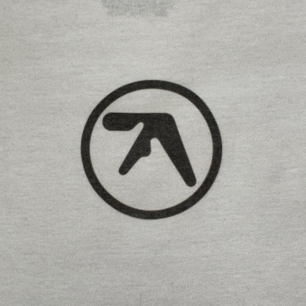 hand printed aphex twin baby tee. best fits size xs.... - Depop