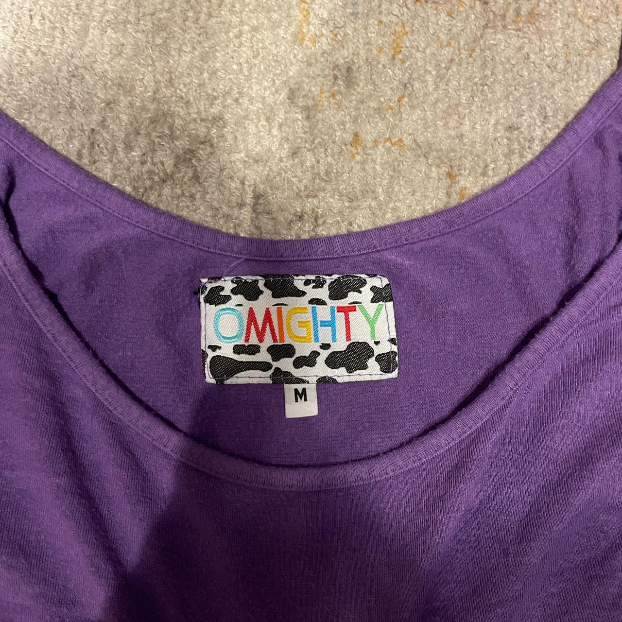O-MIGHTY Women's Purple Vest | Depop