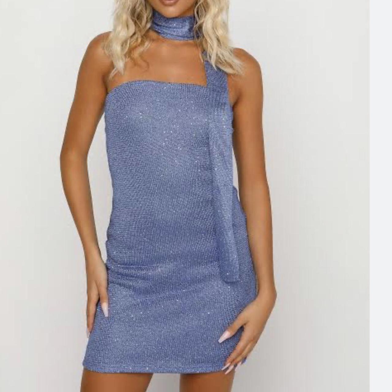 Tiger Mist Diah Strapless dress - Sparkle/Sequence -... - Depop