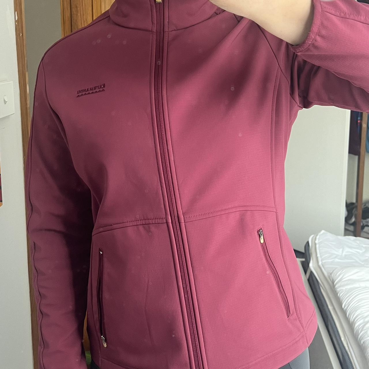 Kathmandu womens red soft shell jacket Worn twice,... - Depop