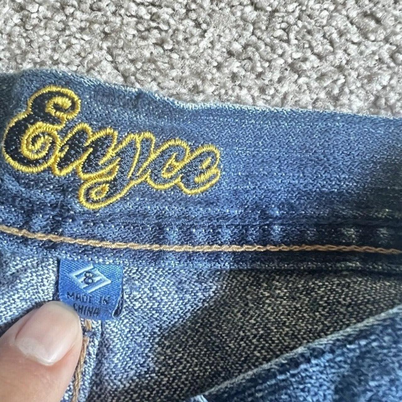 Vintage Y2K Enyce Boy’s Size 8 - Blue Denim Shorts... - Depop